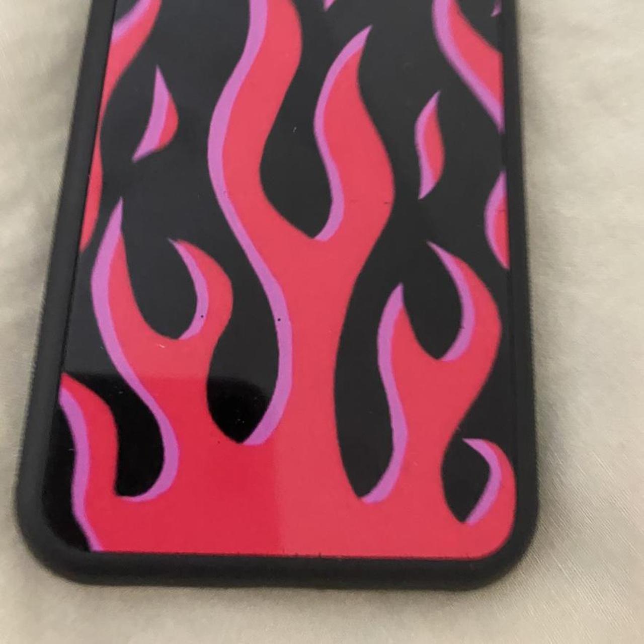 pink flames iphone x/xs case ! similar to the... - Depop
