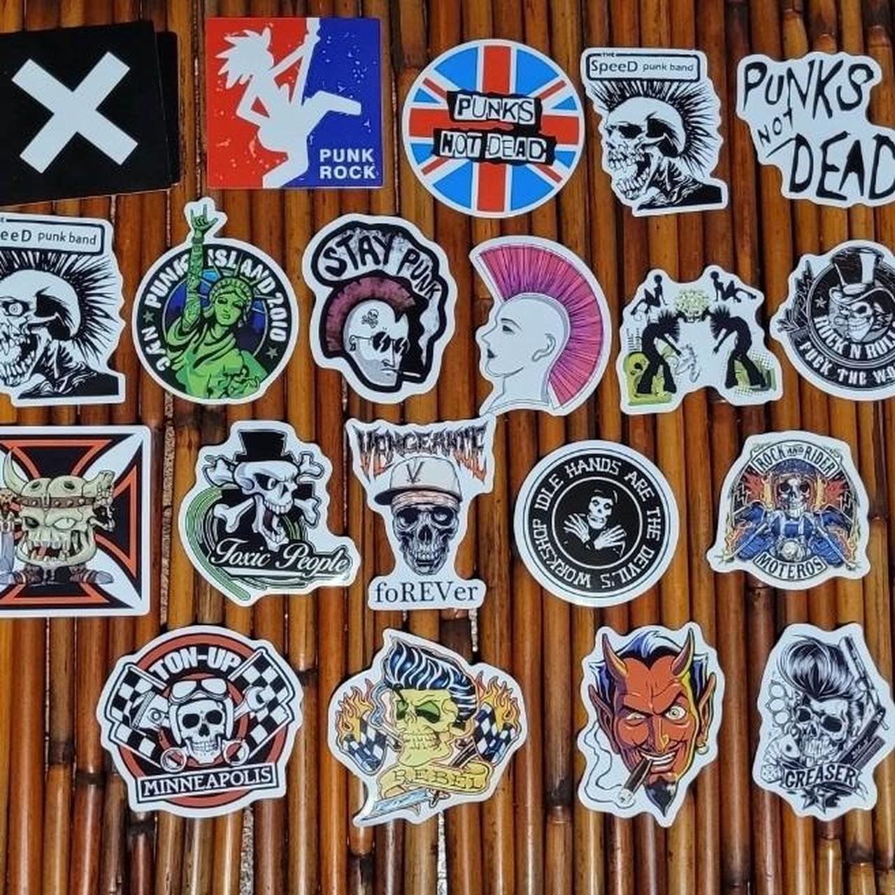 USA SHIPPING ONLY 🇺🇸 This Punk / Skull Stickers... - Depop