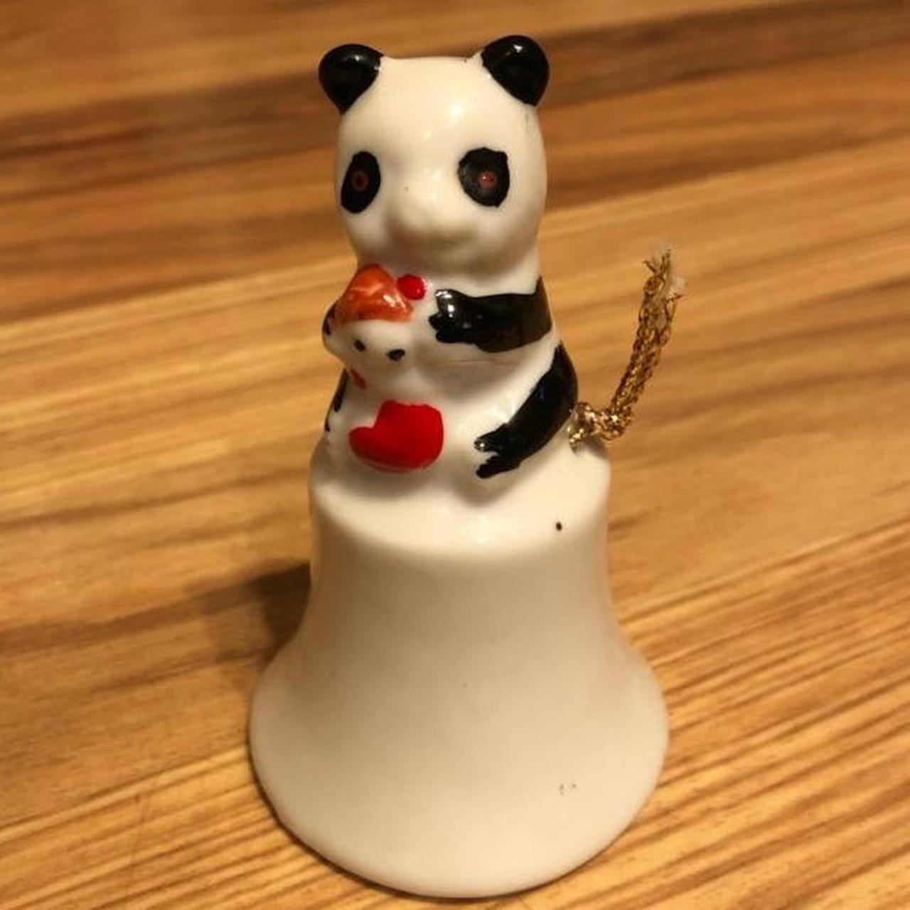 US SHIPPING ONLY Vintage Ceramic Panda Bear bell.... - Depop