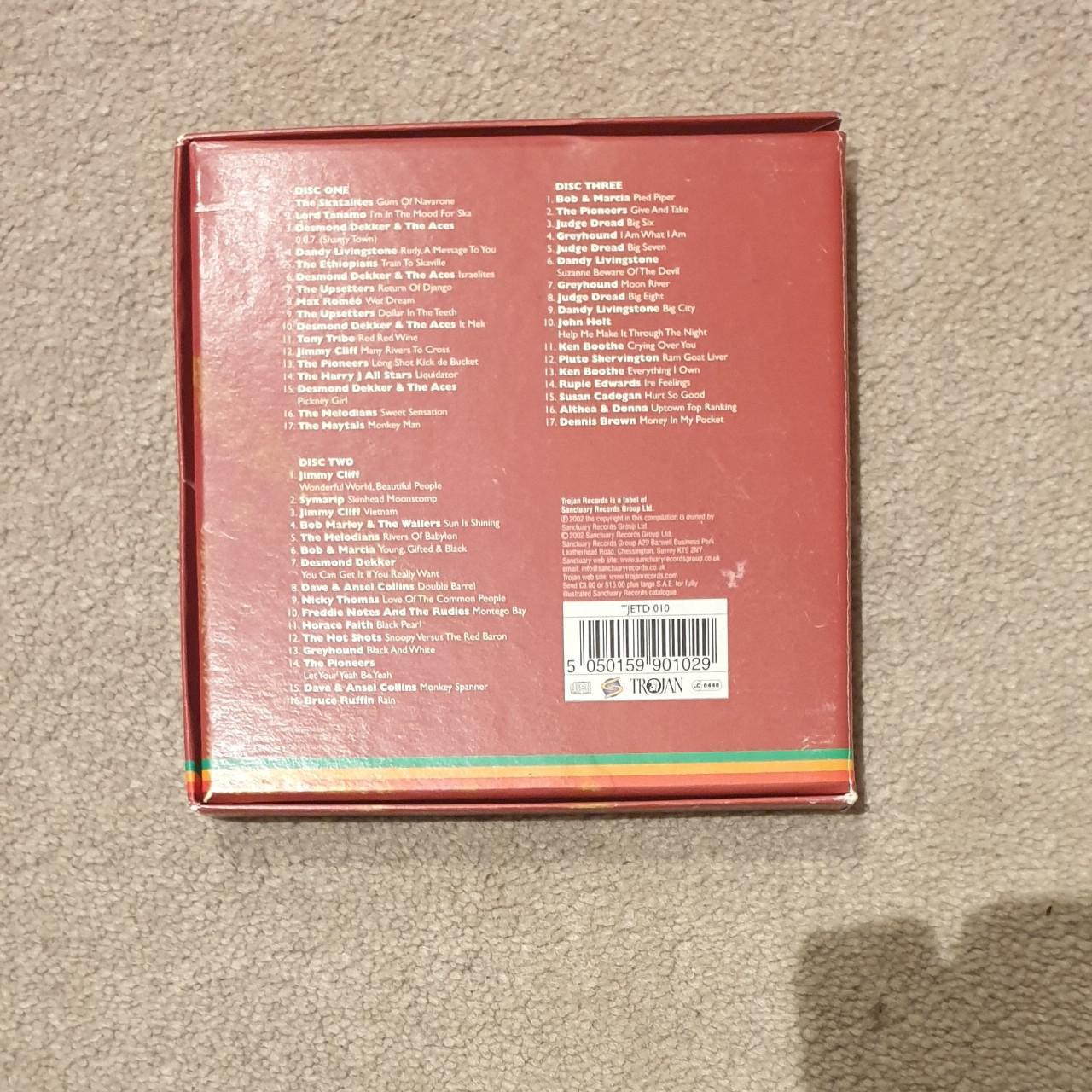 9 cds 3 in each box 50 tracks on each box. 1 trojan... - Depop