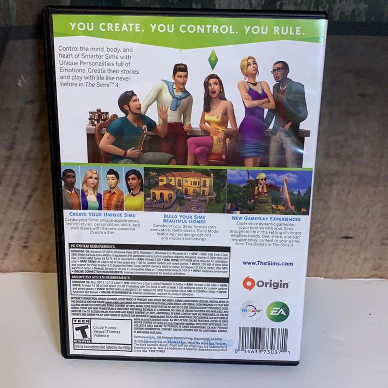 2015 The Sims 4 2-disc set with booklet inside.... - Depop