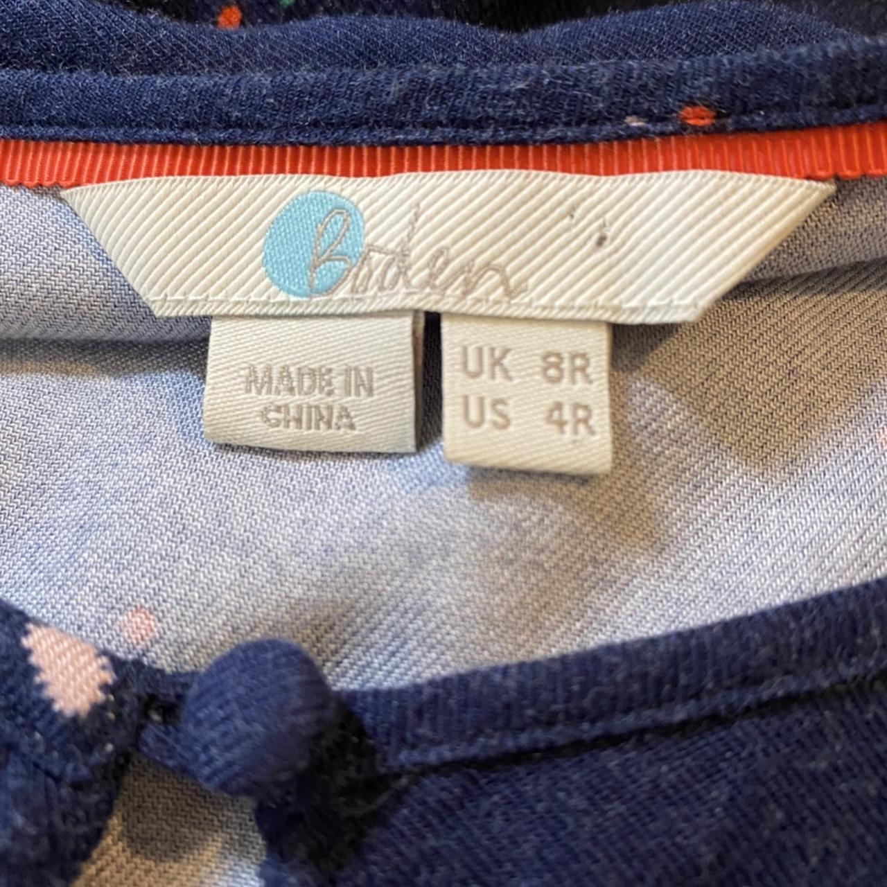 Lovely navy blue, smock style dress by Boden in a... - Depop