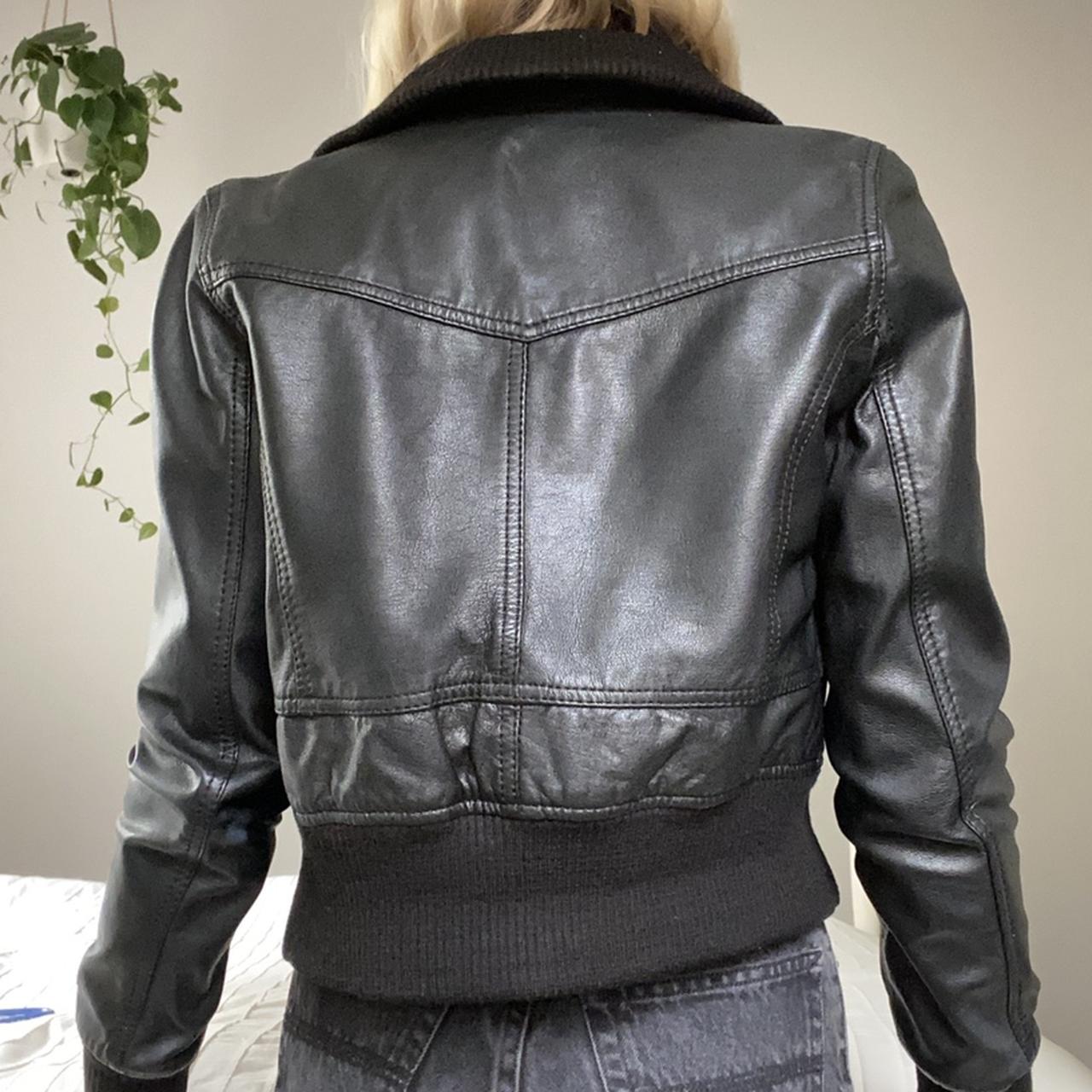 Gorgeous thrifted leather biker jacket! Great... - Depop