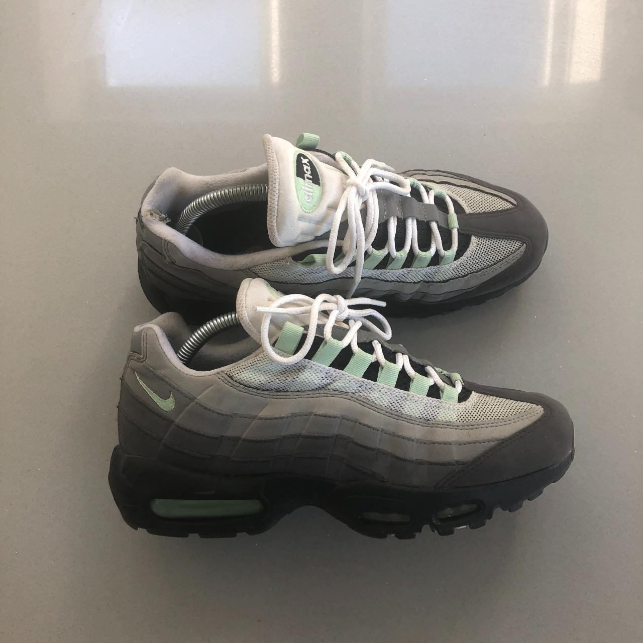 Nike Air Max 95 Fresh Mint Size UK 7.5 100%... - Depop