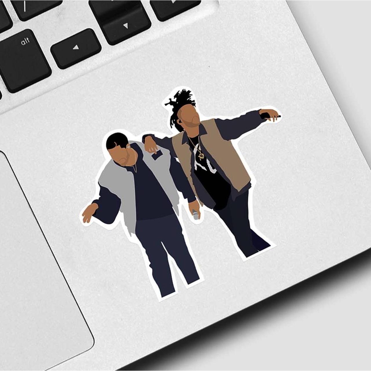 Drake & The Weeknd Sticker - Printed on high... - Depop