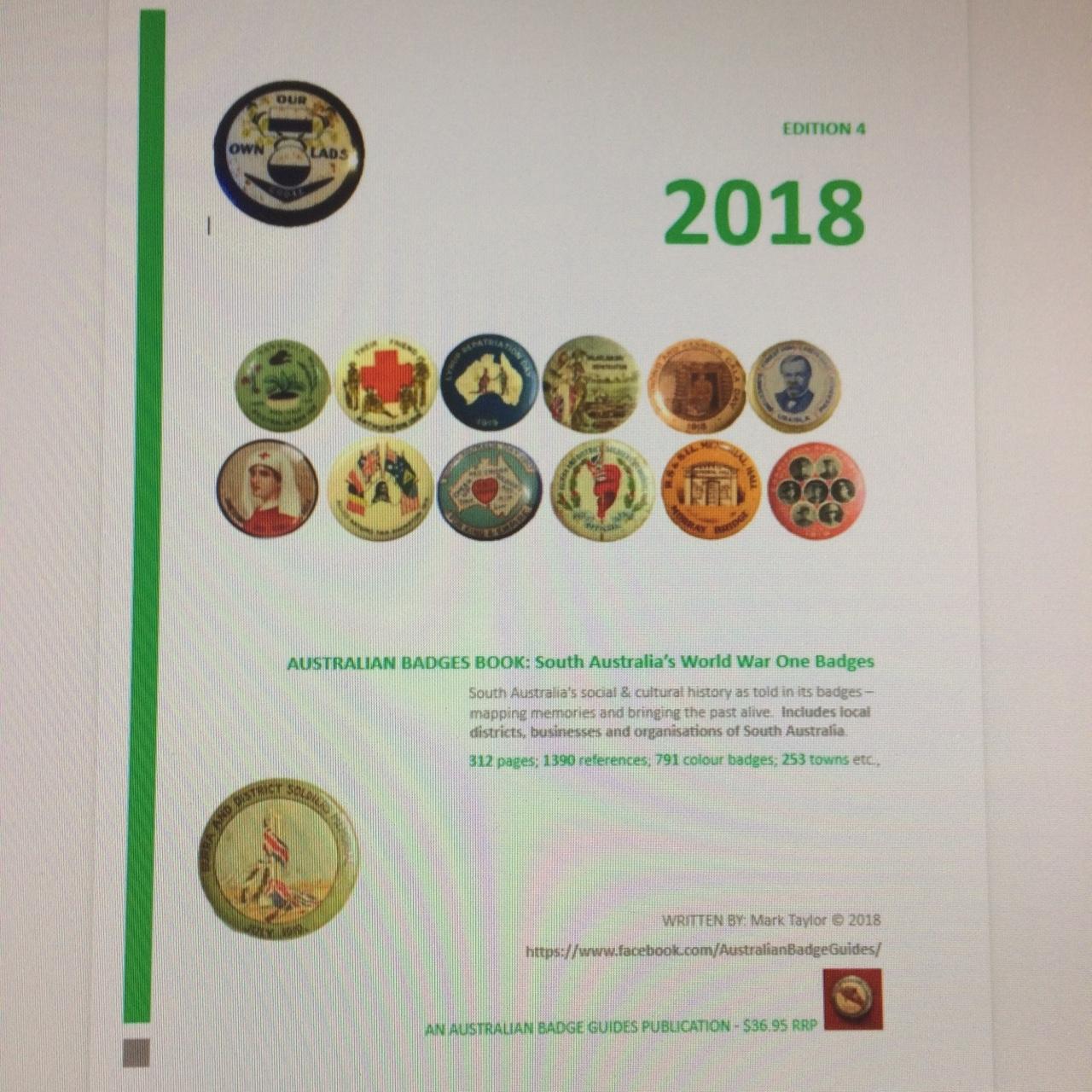 Australian Badges Book: South Australia's World War... - Depop