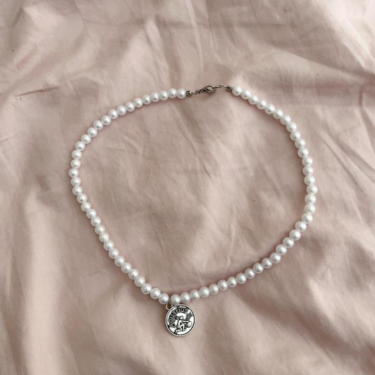 Aquarius pearl necklace! - Depop
