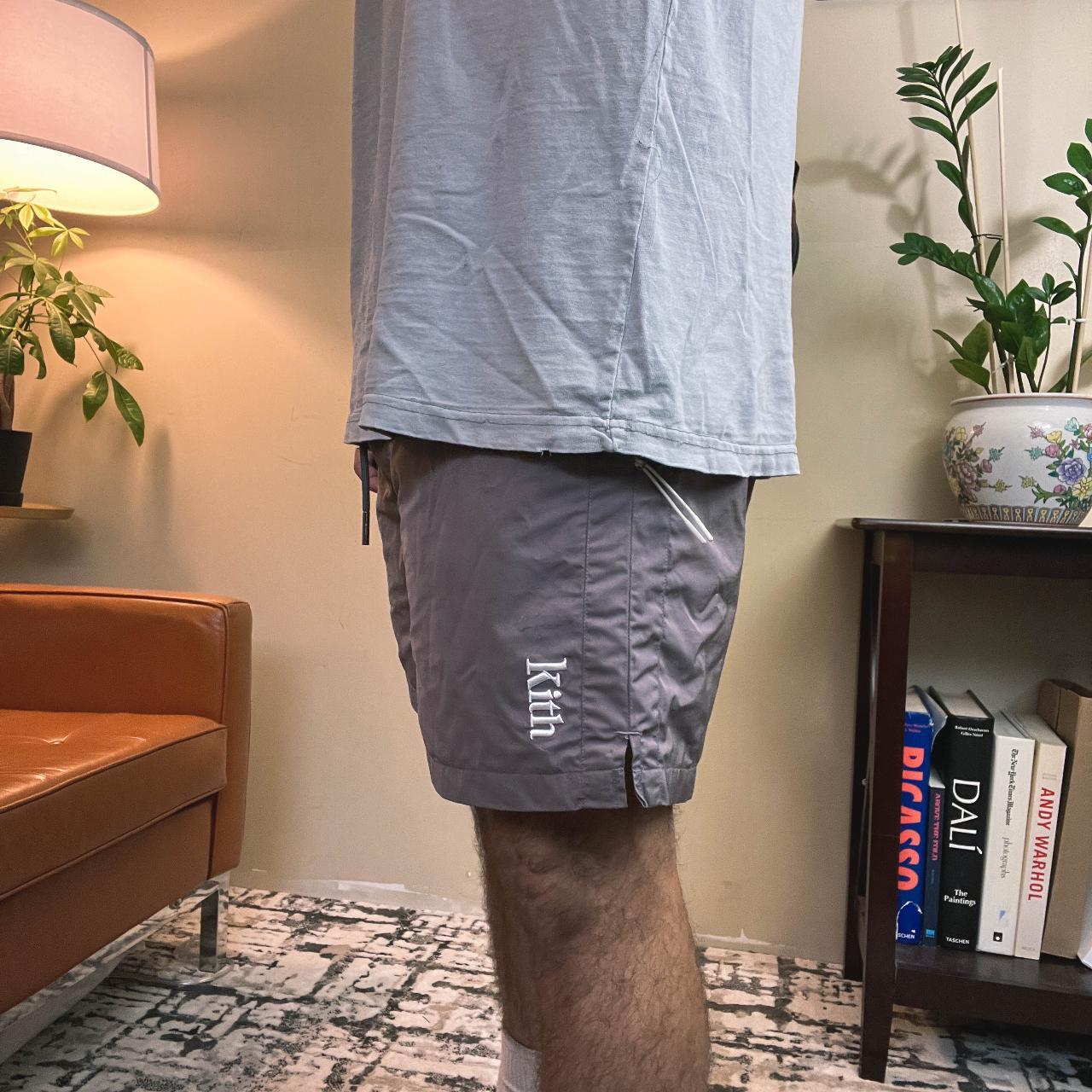 KITH nylon Shorts Small stain above the logo. Size... - Depop