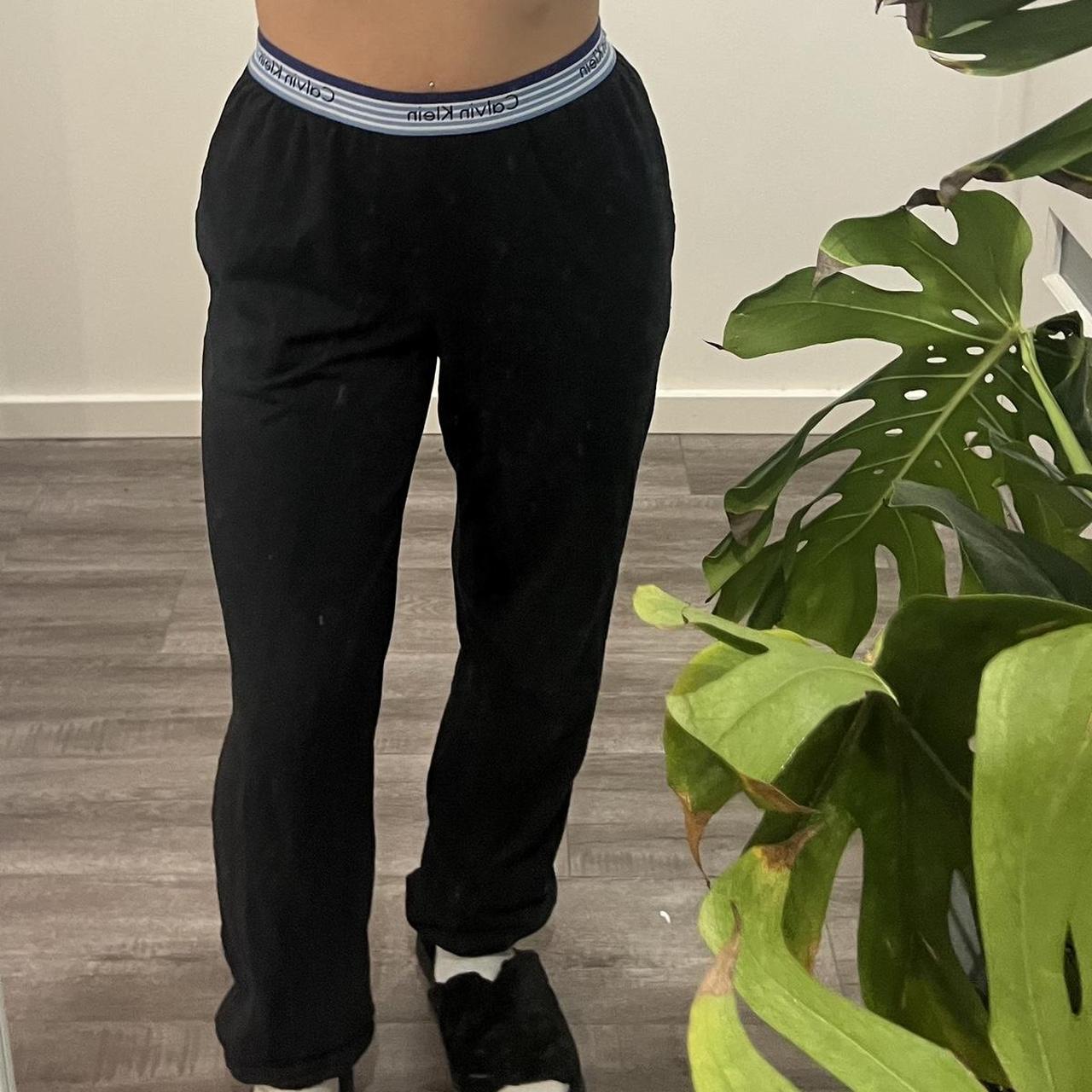 Calvin Klein Womens Black Joggers Tracksuits Depop