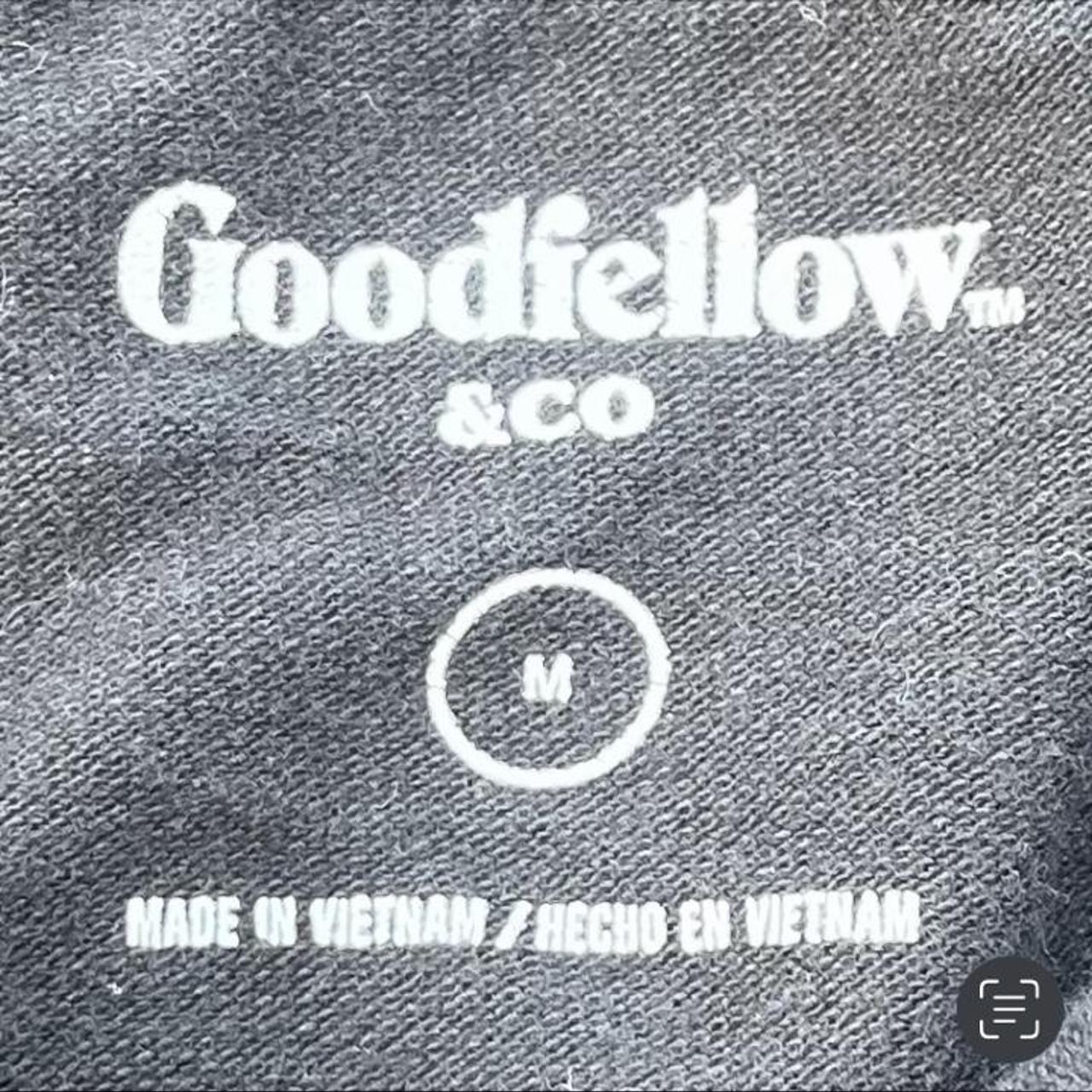 black polo t shirt size medium brand goodfellow &... - Depop