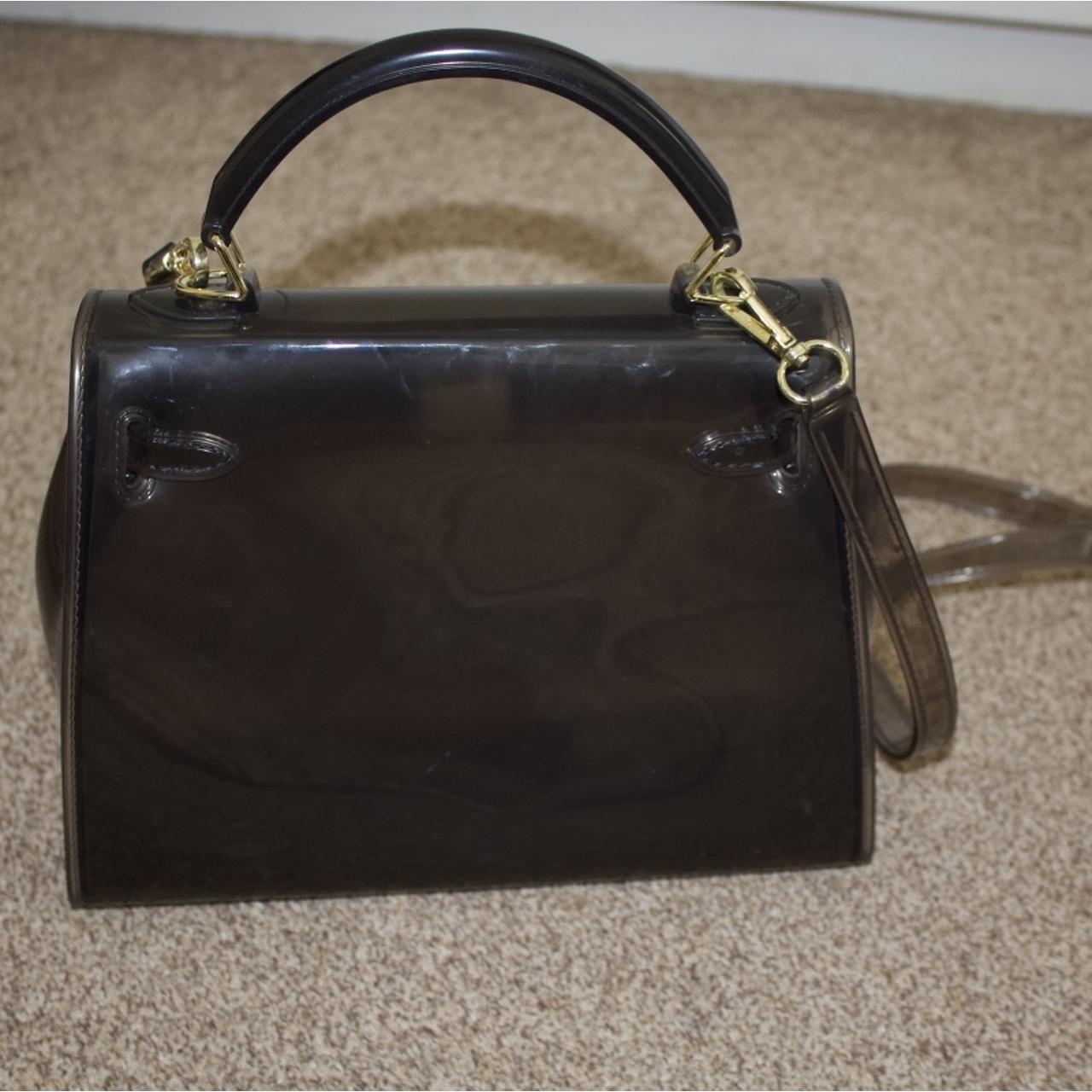 Missy Empire Women's Black and White Bag | Depop