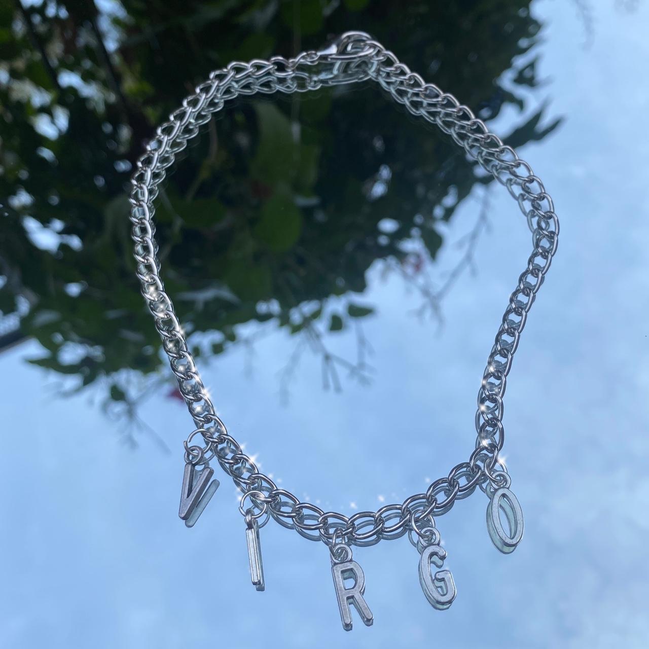 Virgo chain necklace♍️ hand made by me! #virgo... - Depop