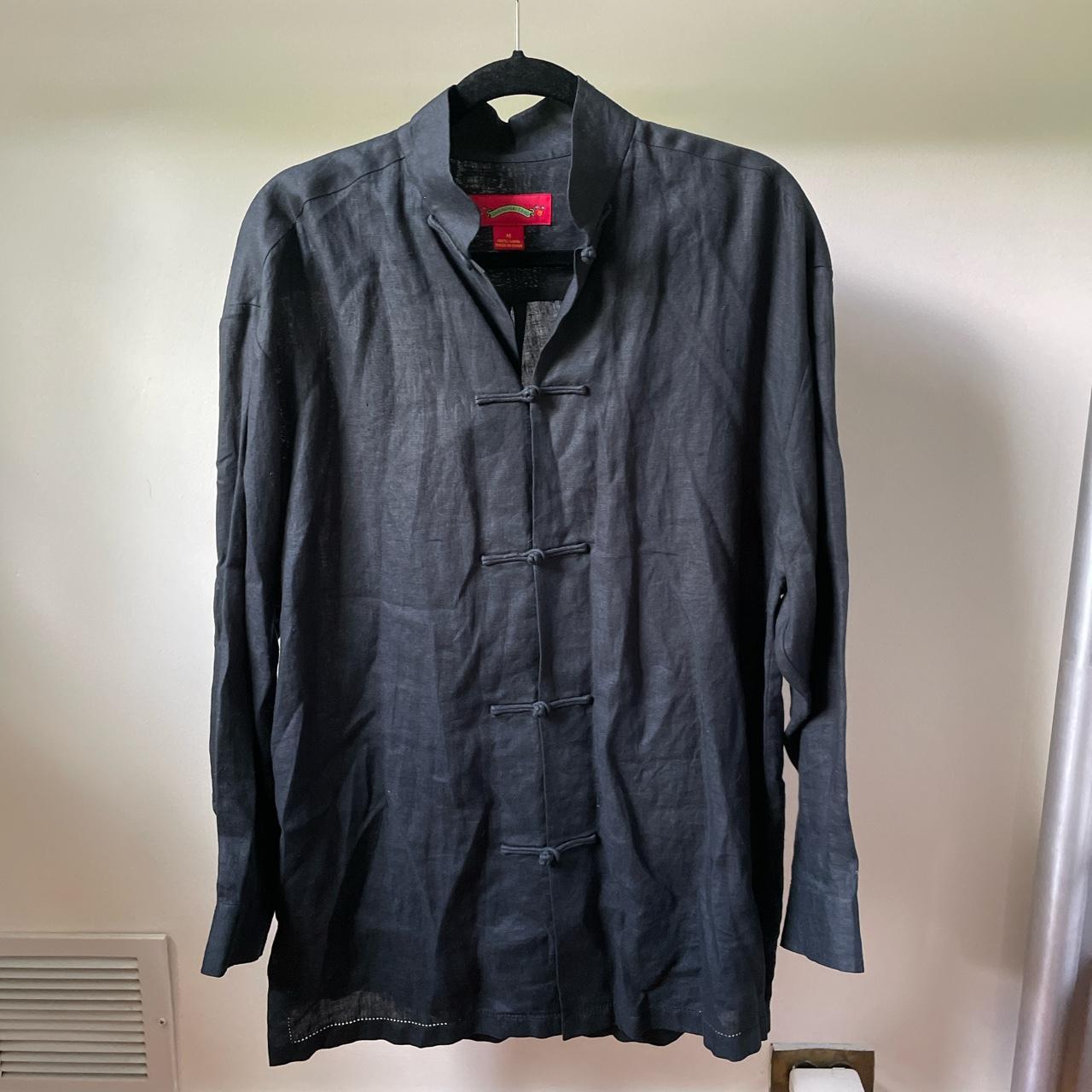 Shanghai Tang jacket. Beautiful and 100% linen, very... - Depop