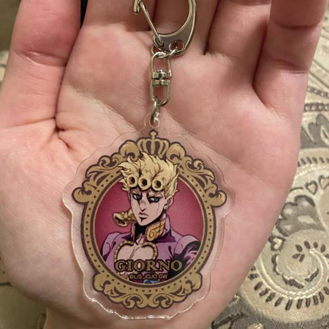 JOJOS BIZARRE ADVENTURE giorno keychain Deal for... - Depop