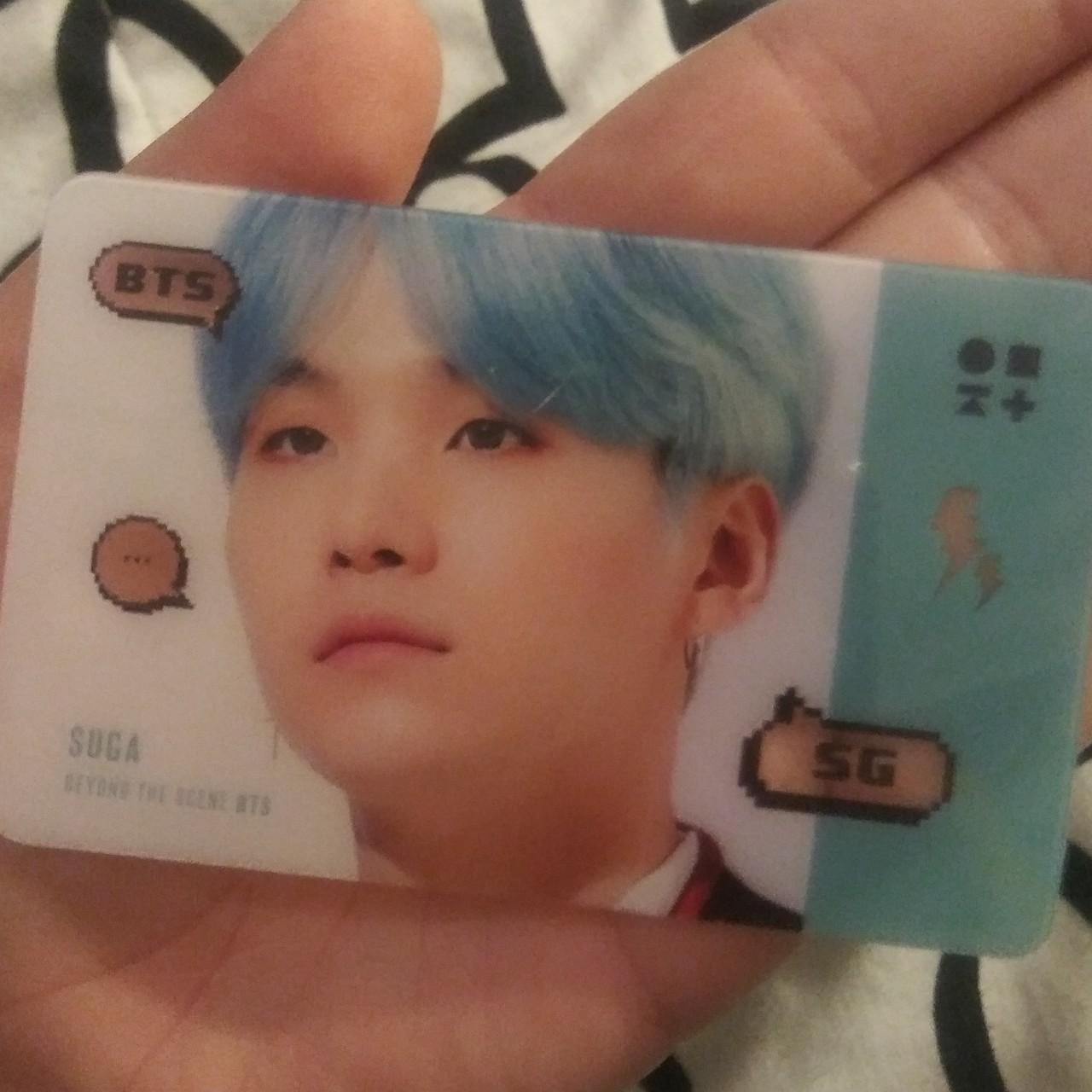 BTS SUGA UNOFFICIAL CLEAR PHOTOCARD !!! BRAND NEW... - Depop