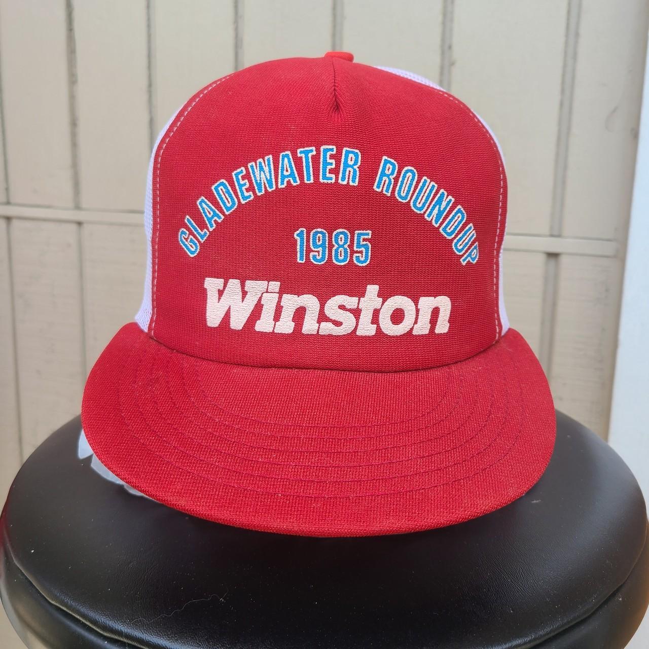 Vintage 80s Winston rodeo trucker hat made in USA... - Depop