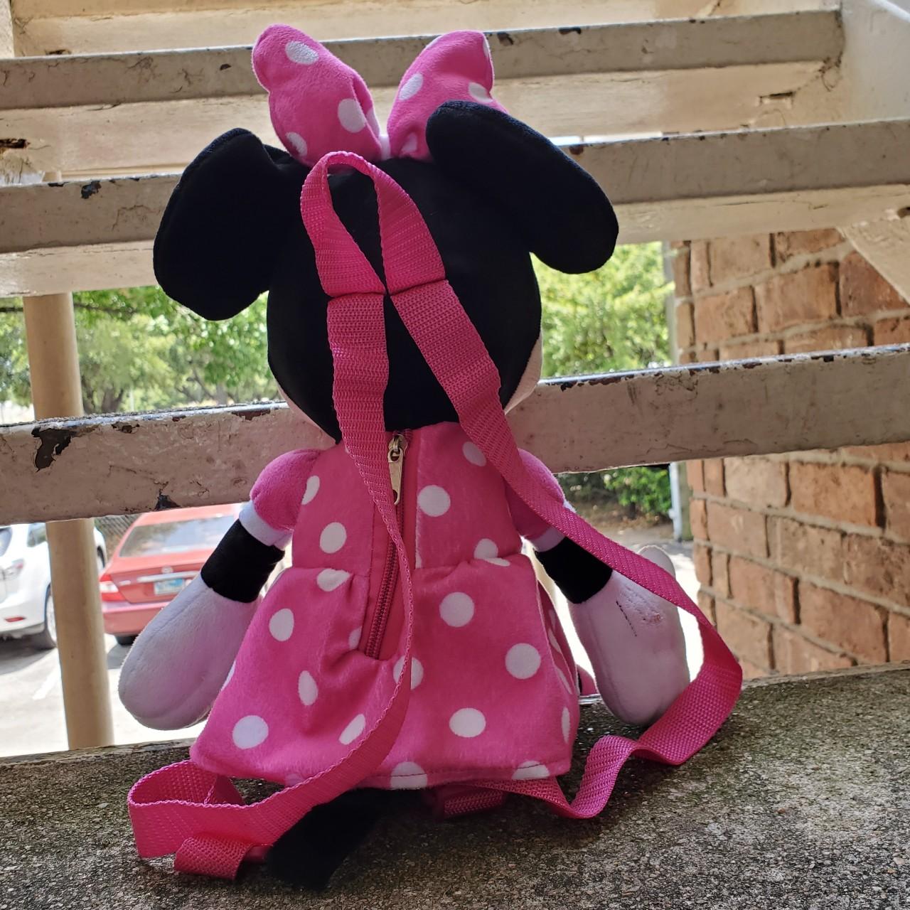 💘💘 Stuffed Minnie Mouse backpack, cute af. Disney bb... - Depop