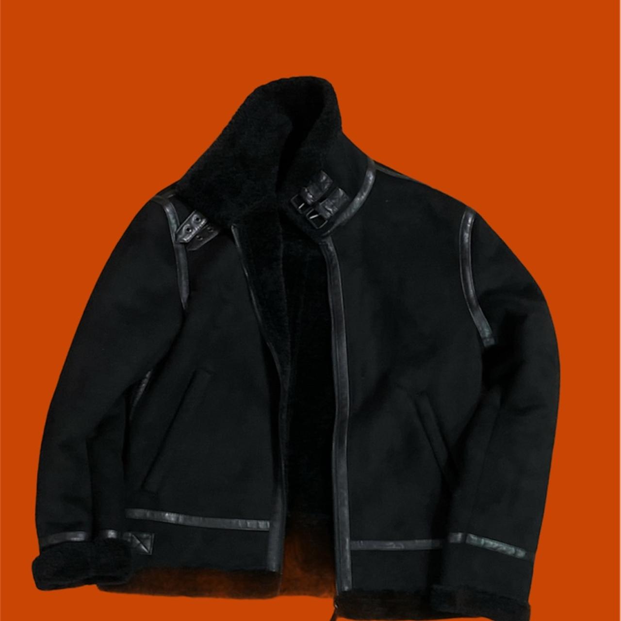 ZARA MENS SHEARLING JACKET Super warm and comfy -... - Depop