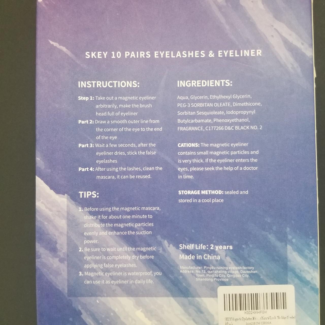 SKEY 10 Pair of Long Lasting Strip Eyelashes New... - Depop