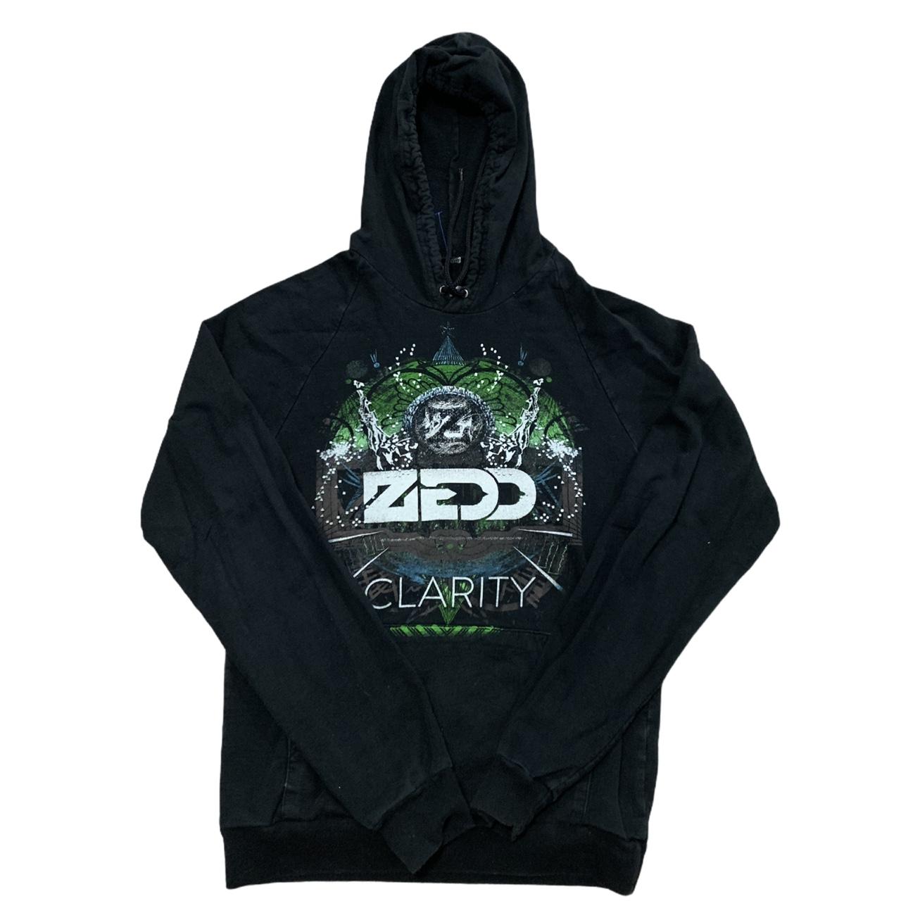 Zedd Clarity thick black and green screen printed... - Depop