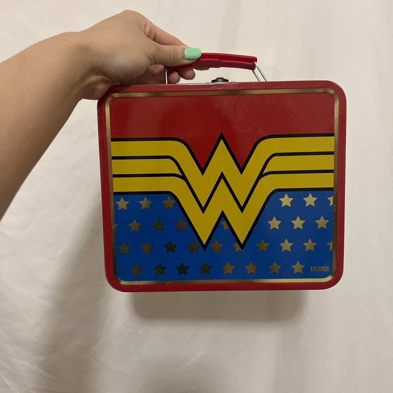 Wonder Woman Lunchbox! Decent size lunch box A... - Depop