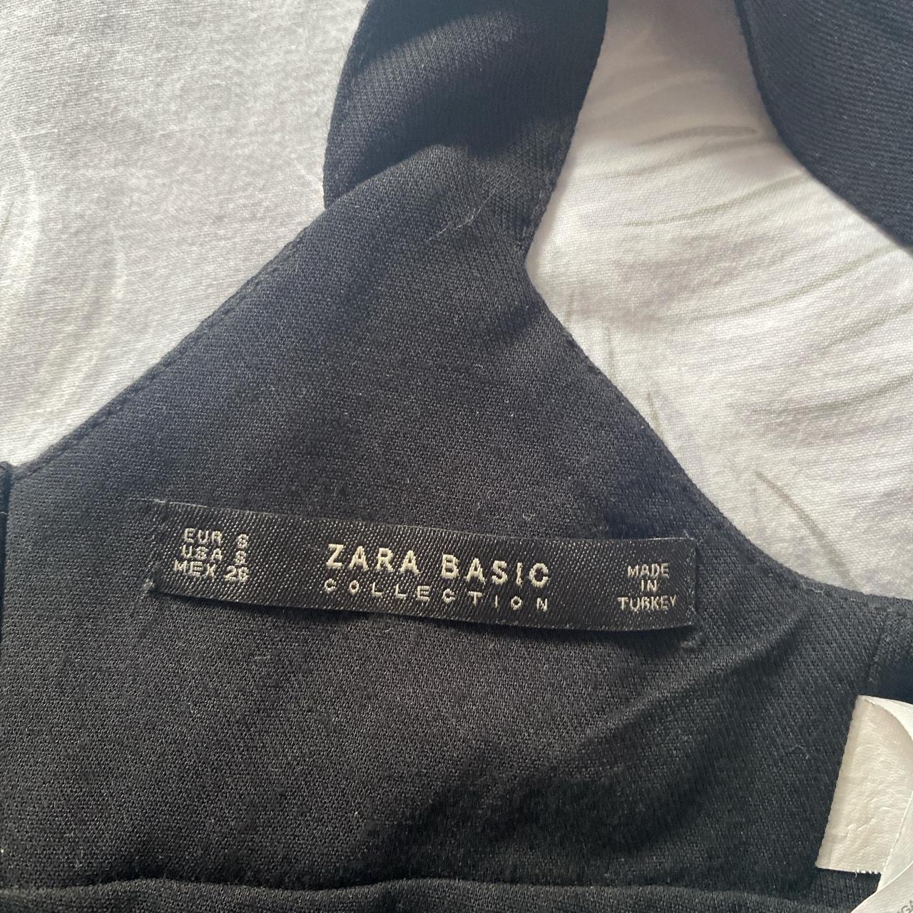 Zara basic collection-size6-crop top #zara - Depop