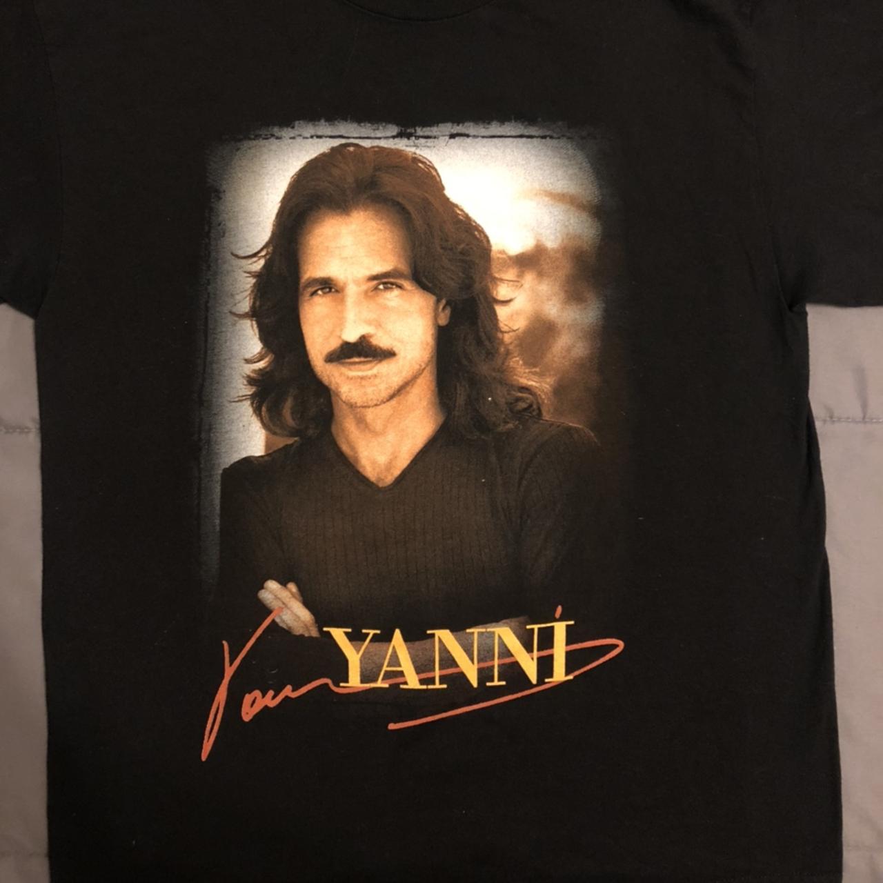 Vintage Yanni world tour tee 03 Size Large... - Depop