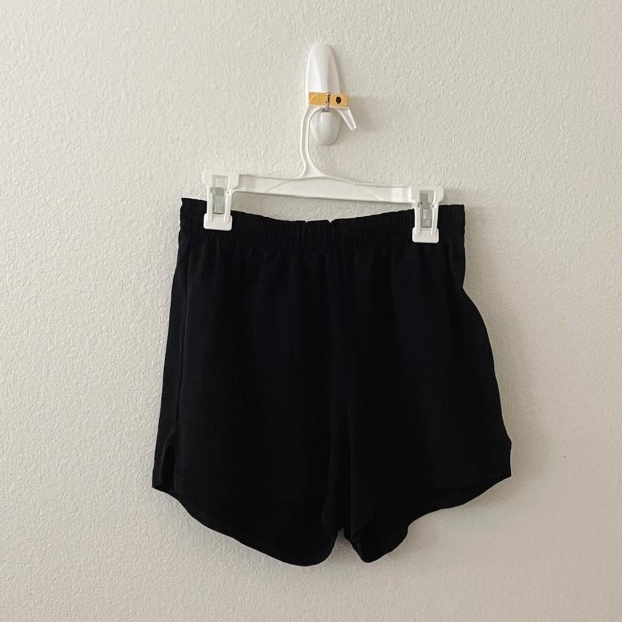 ⬛️ black soft shorts #shorts #blackshorts #bottoms... - Depop