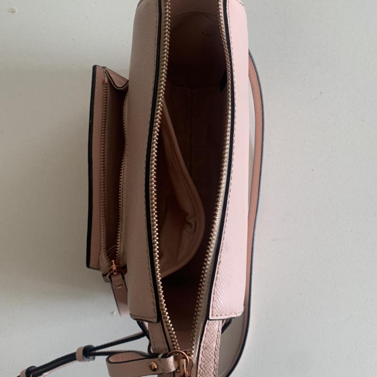 Mimco pink shoulder bag, used twice price is... - Depop