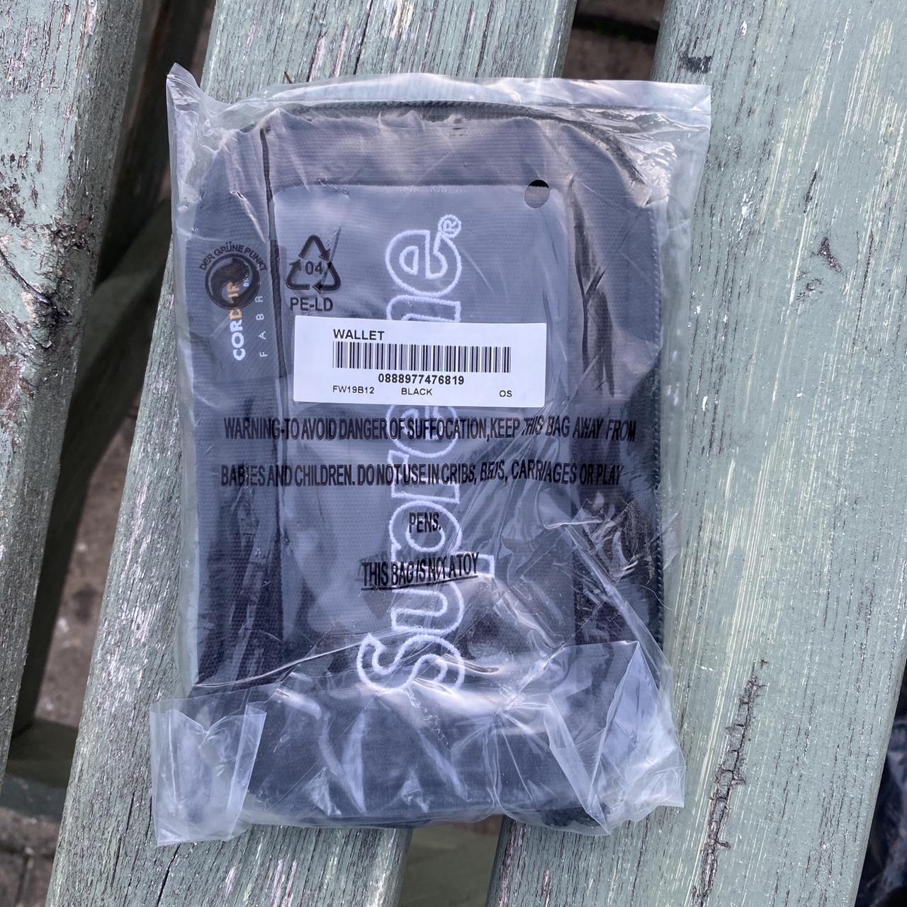 SUPREME BAG FW19 wallet Brand New 1 x Black Brand... - Depop