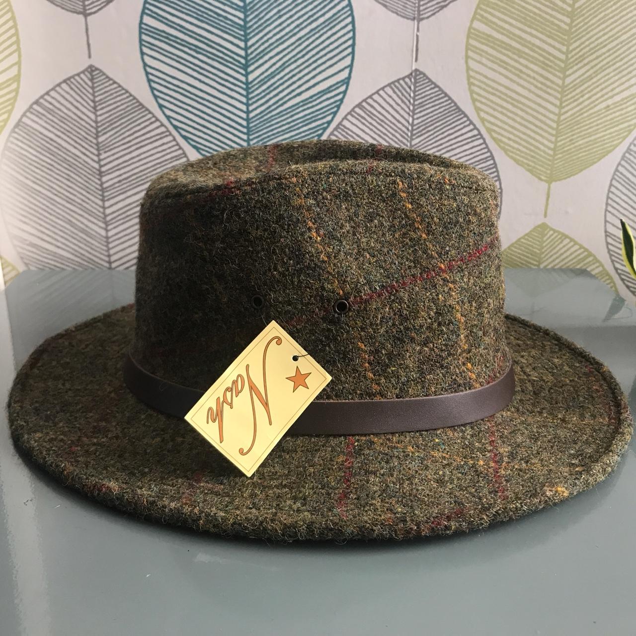 Genuine Harris tweed fedora hat by Nash. Brand... | Depop