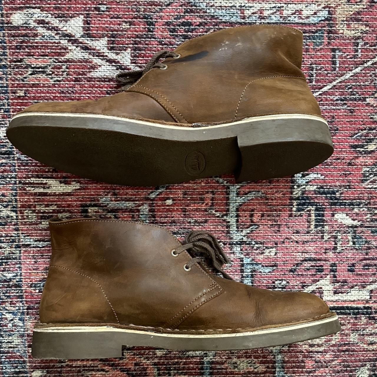 Clarks Men's Brown and Tan Boots | Depop