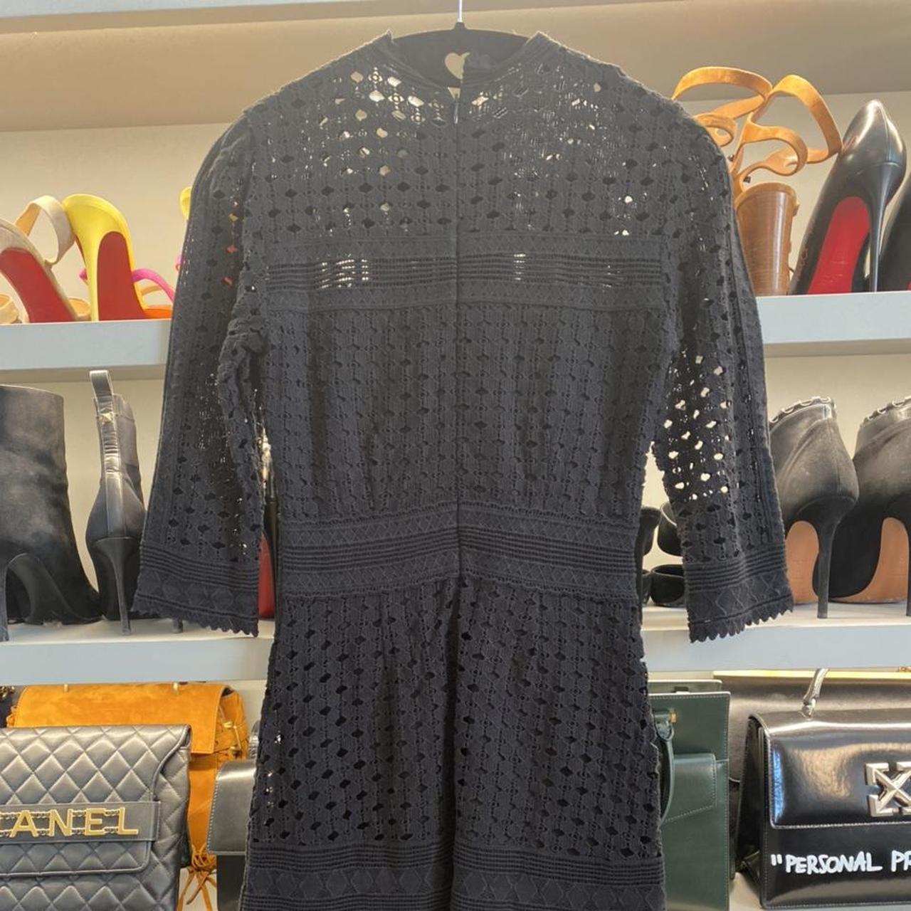 BA&SH ROBE Cocktail Dress in Noire BNWT RRP£415 US... - Depop