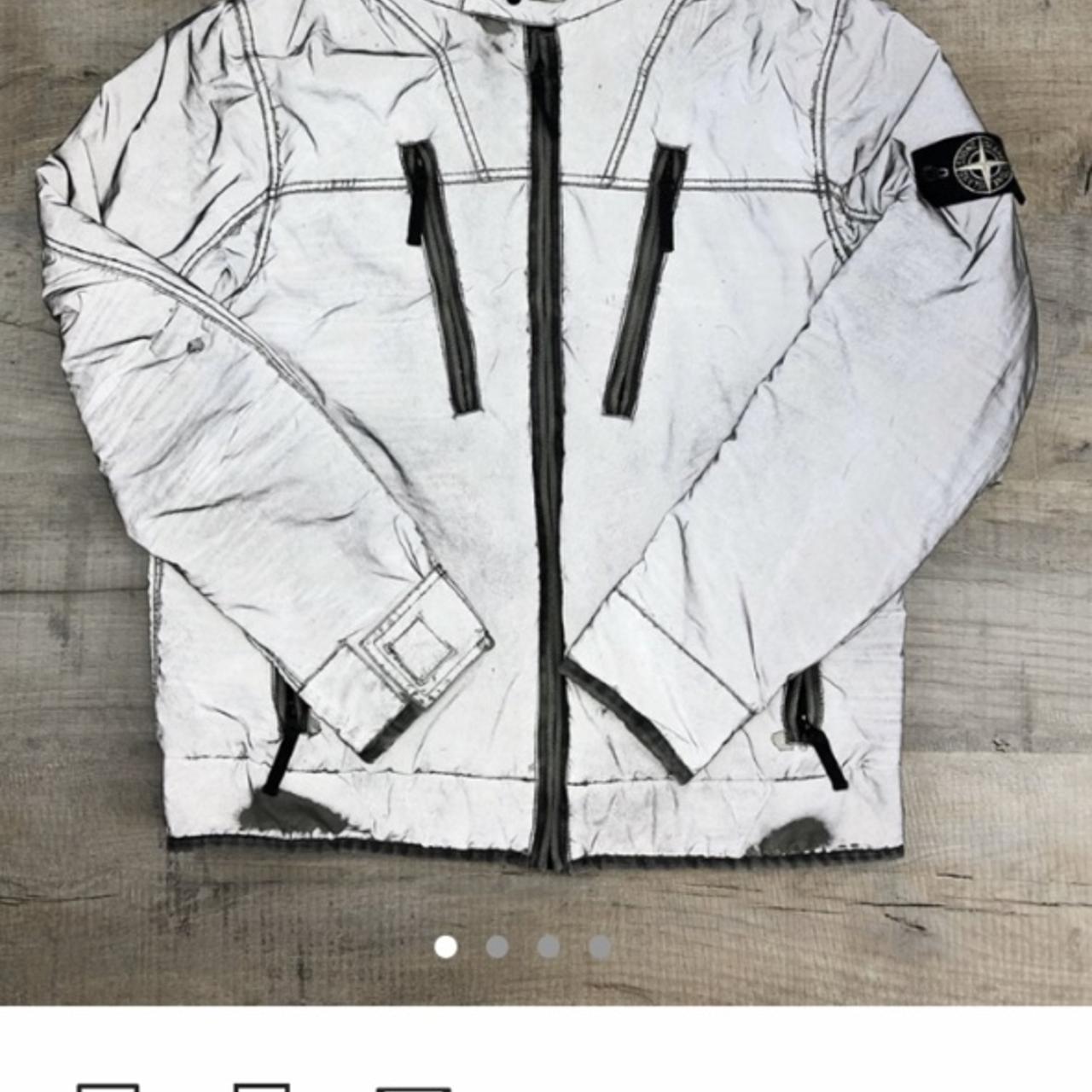 Rare 2011 stone island reflective jacket decent... - Depop
