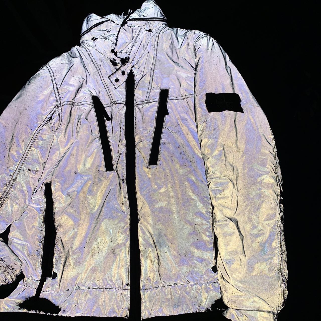 Rare 2011 stone island reflective jacket decent... - Depop