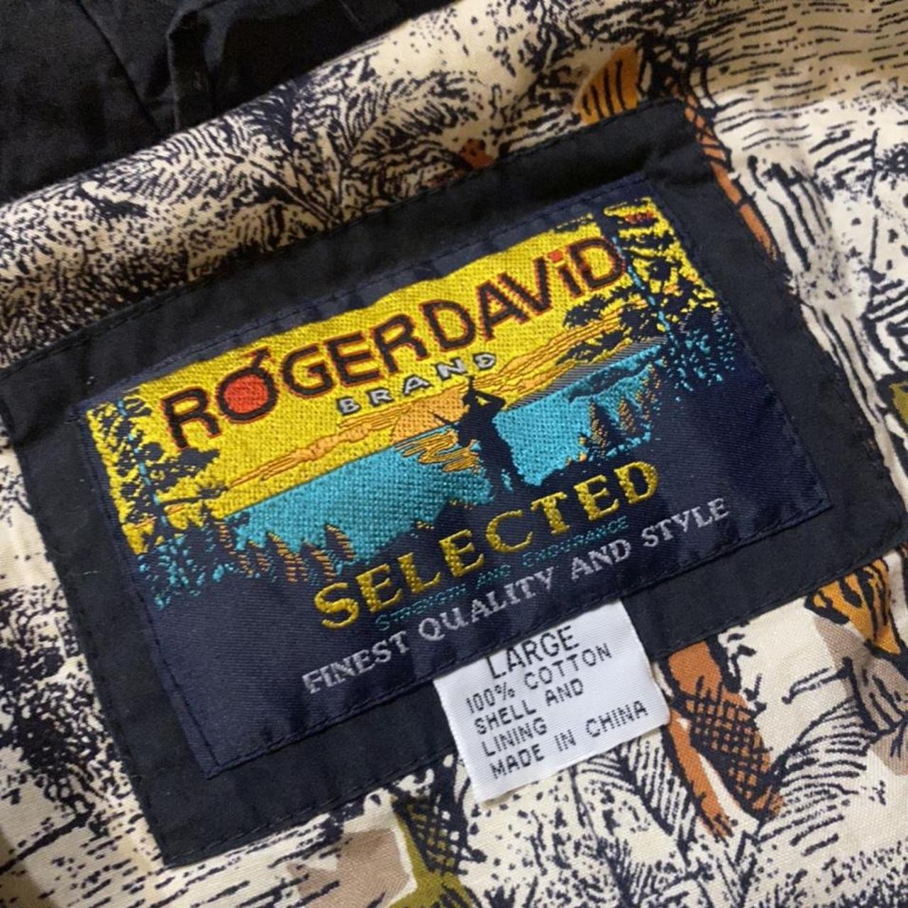 Vintage Roger David Jacket Nice coat with a funky... - Depop