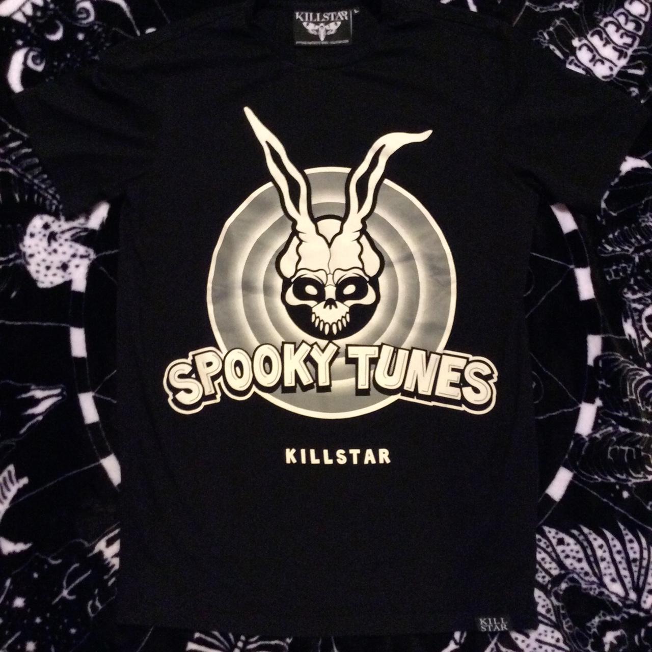 Donnie Darko “Spooky Tunes” Tee 9/10 condition... - Depop
