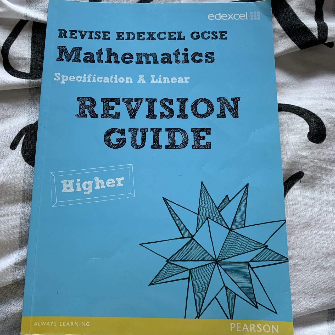 Edexcel Gcse Maths Higher Level Pearson Revision Depop