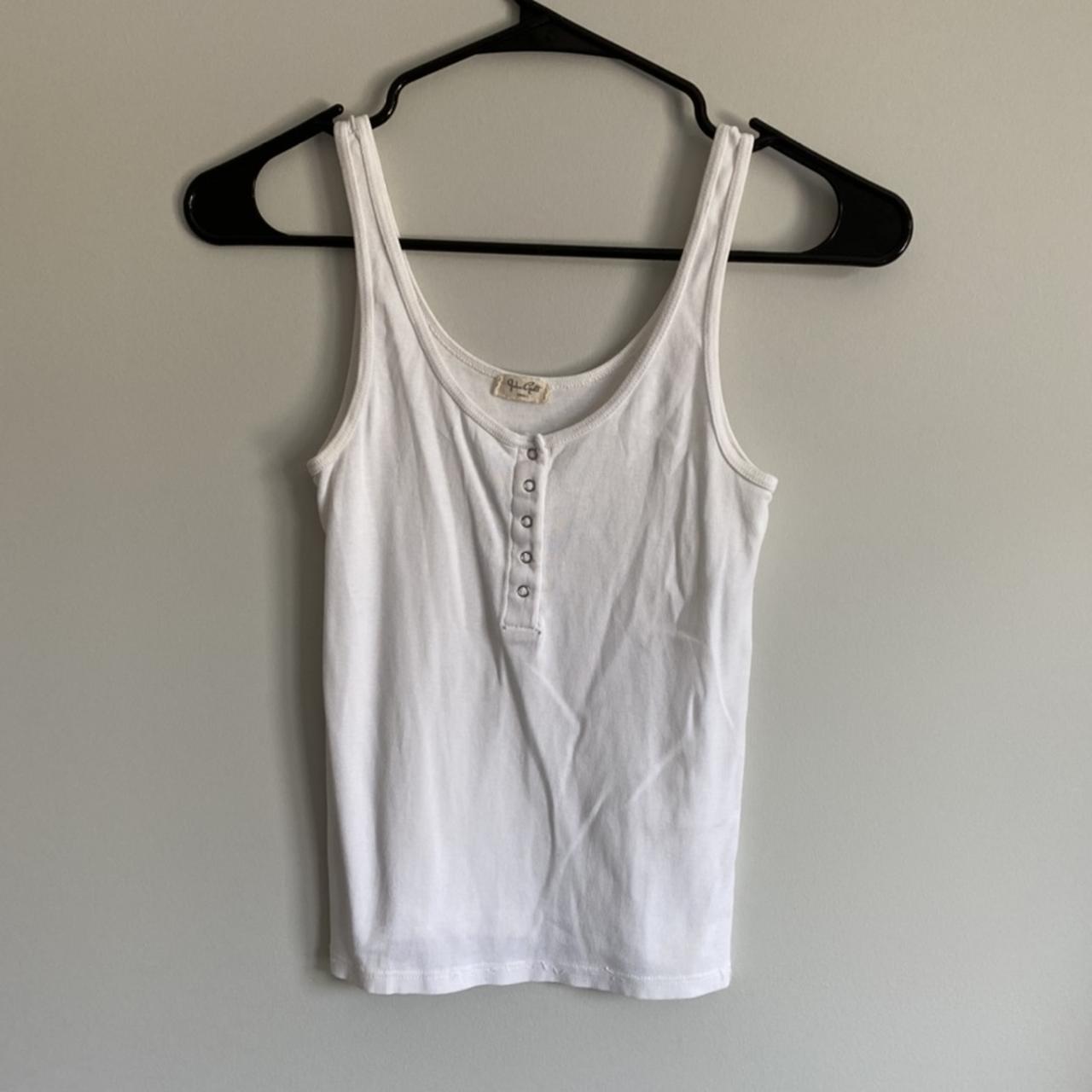 Brandy Melville tank top. This tank top is white... - Depop