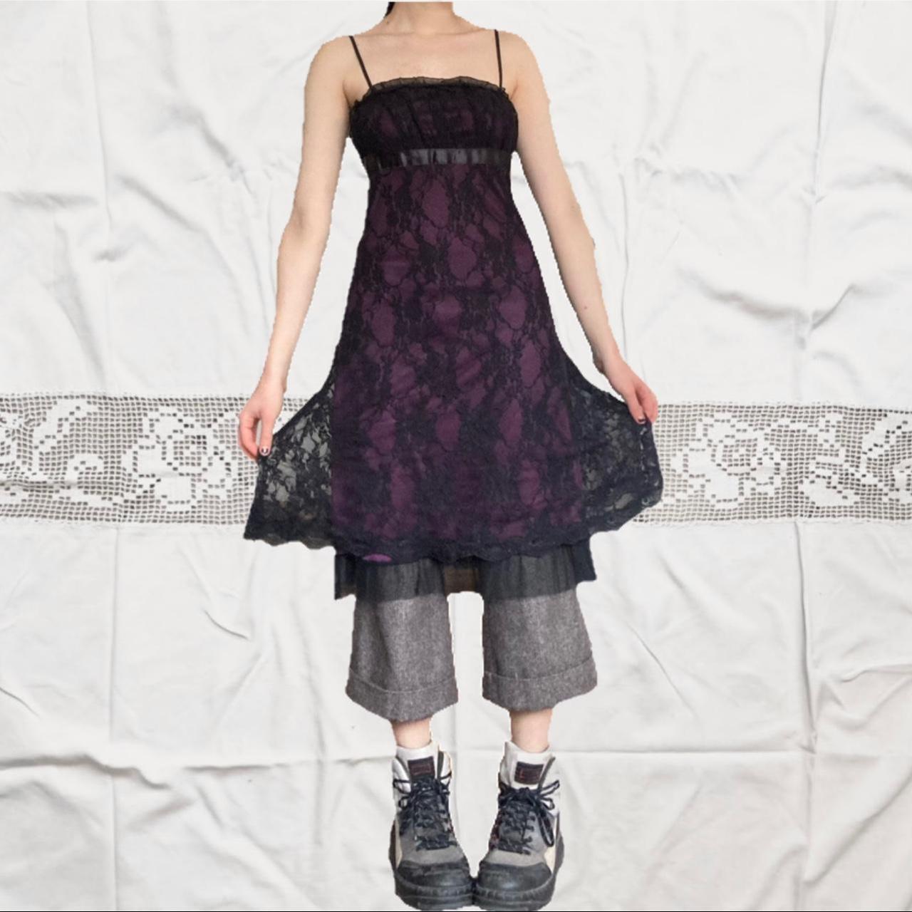 Fitpics of the gothic fairycore double layered lace... - Depop