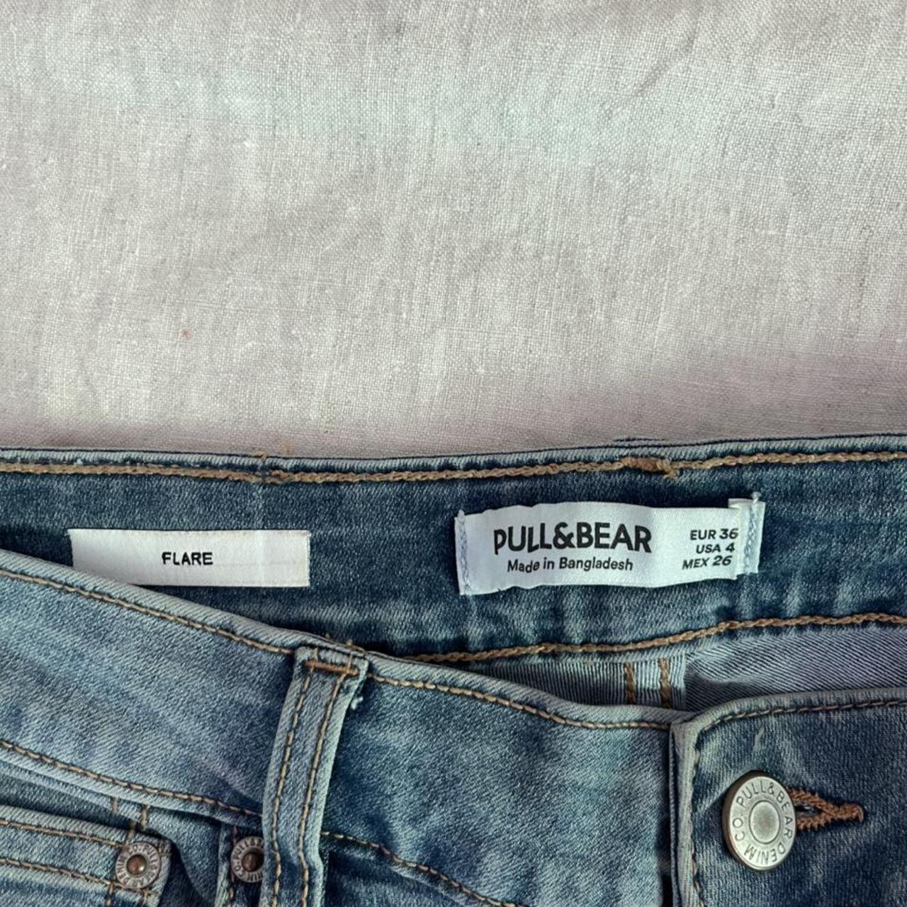 Pull & Bear Flare Jeans Bought in Europe, they are... - Depop