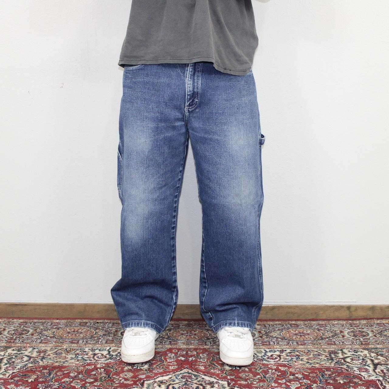 Vintage Denim Nautica Carpenter Pants Relaxed fit... - Depop