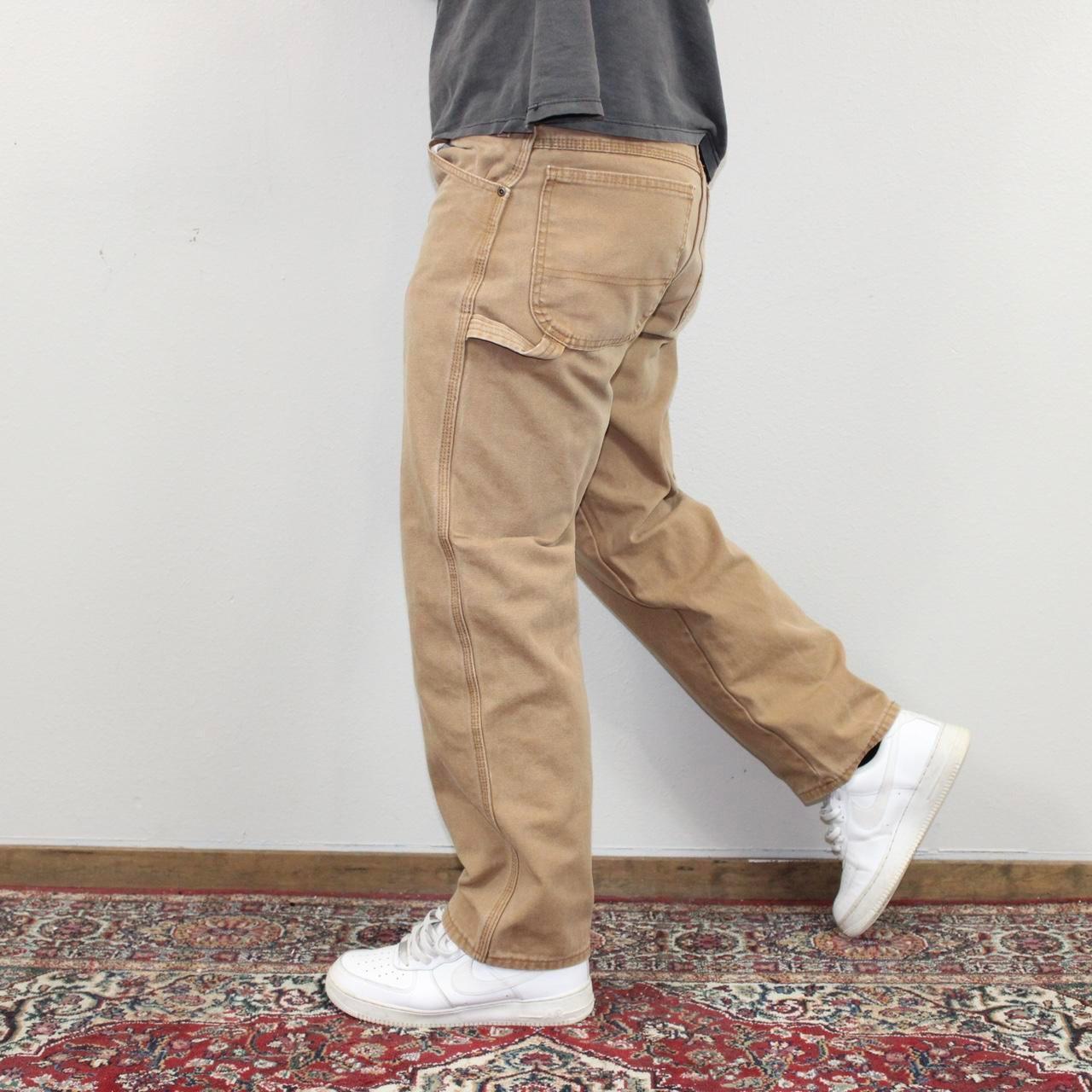 Vintage Tan Dickies Carpenter Pants Relaxed fit... - Depop