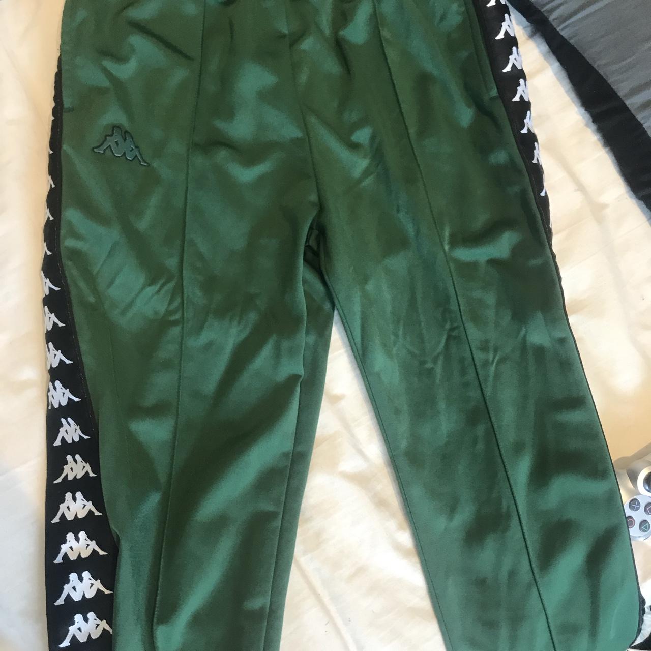 KAPPA GREEN JOGGERS LARGE - Depop