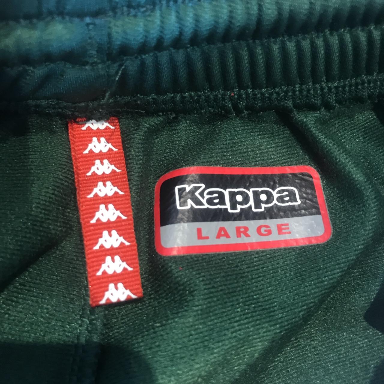 KAPPA GREEN JOGGERS LARGE - Depop