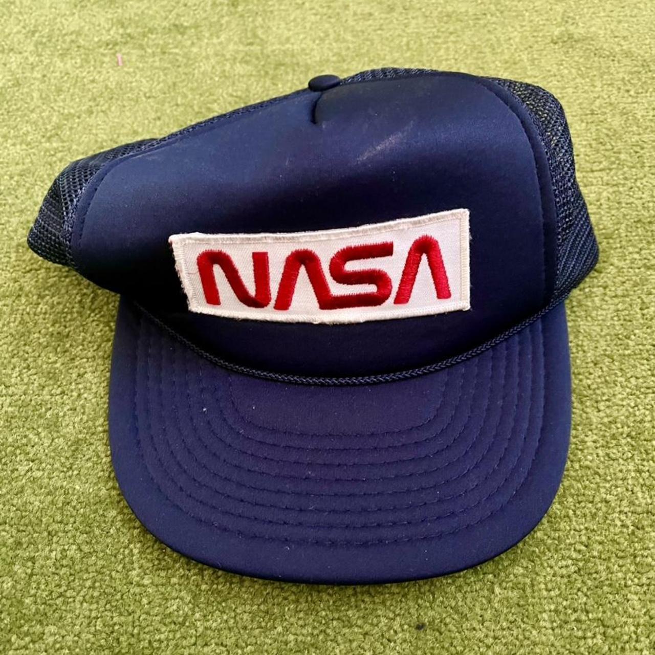 Vintage 80s NASA trucker hat. - Depop