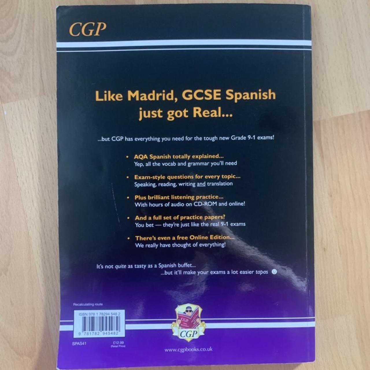 Spanish GCSE AQA CGP complete revision and... | Depop
