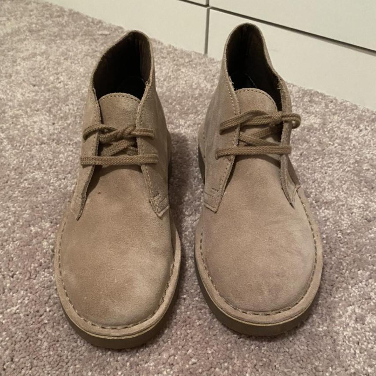 CLARKS SUEDE DESERT BOOTS‼️ Sand color suede boots... - Depop