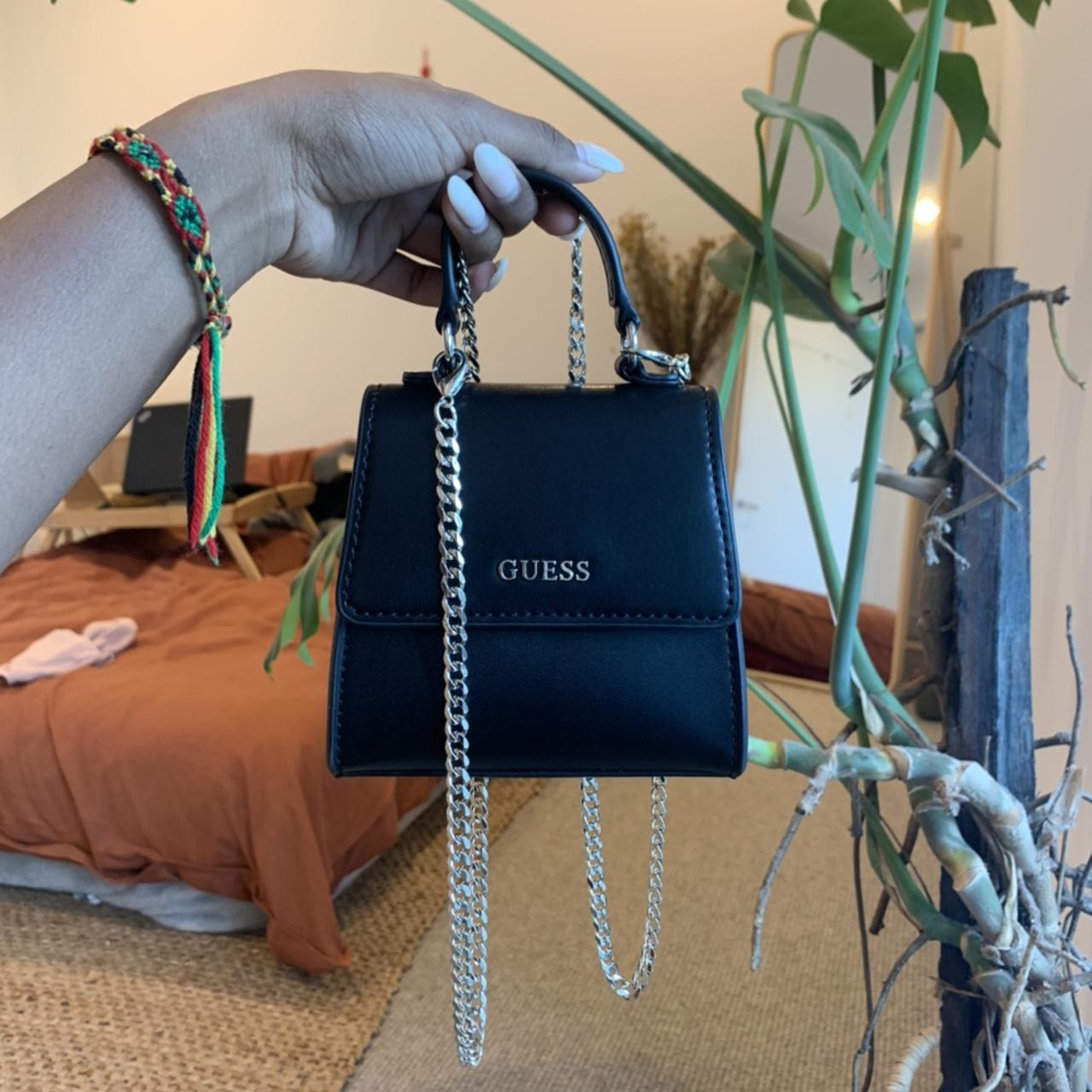 GUESS Mini chain bag. New and in excellent... - Depop
