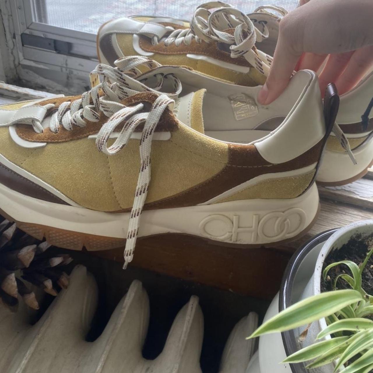 Jimmy Choo Raine M sneakers Size 41 Only worn a few... - Depop